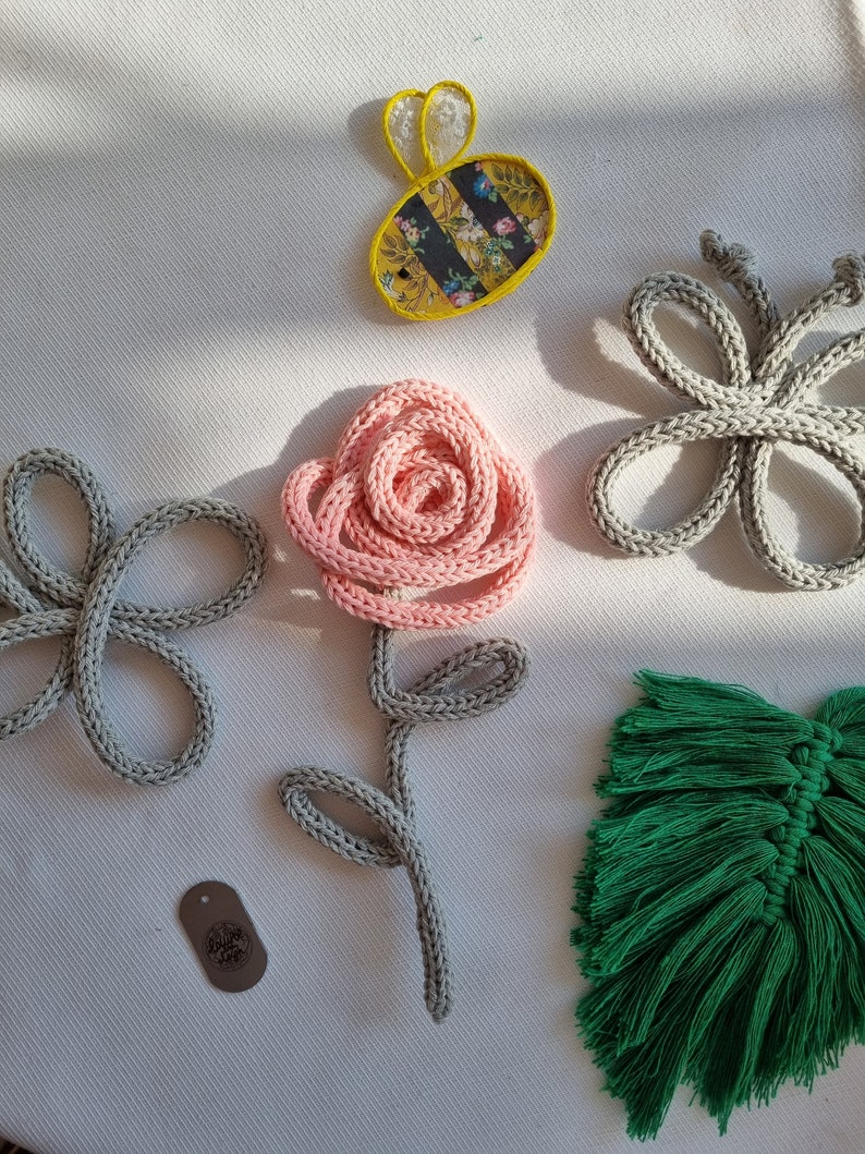Knitted Wire Rose Rose Shape Rose Decor Wire Shape | Etsy