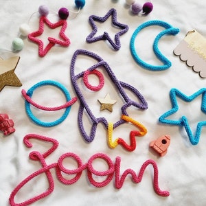 Knitted Wire Rocket | Rocket Decoration | Space Decor L Rocket Shape L ...