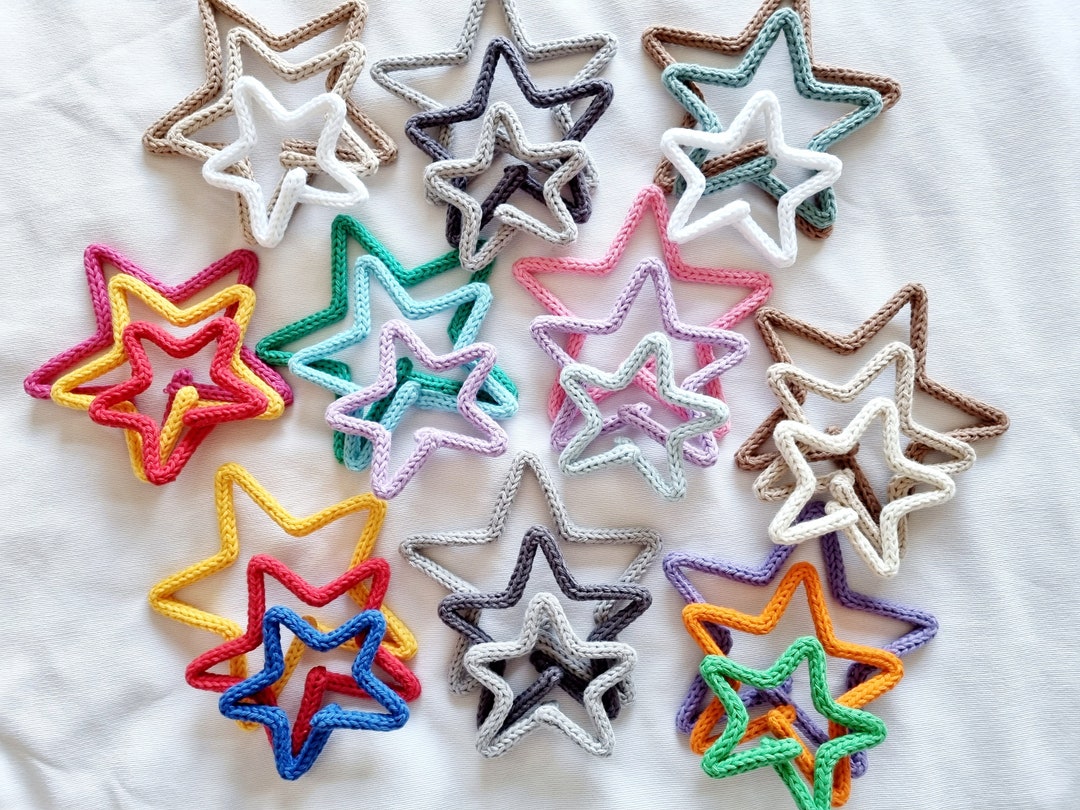 Knitted Wire Star | Knitted Wire Shape | Star Decoration | Star Decor L ...