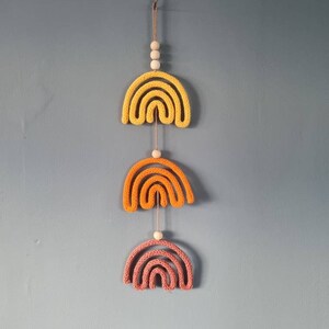 Knitted Wire Rainbow | Knitted Wire Shape | Rainbow Decoration ...