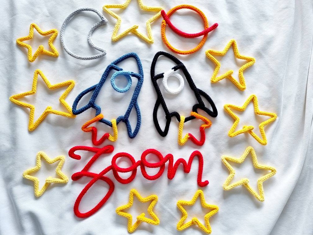 Knitted Wire Rocket Rocket Decoration Space Decor L Rocket - Etsy