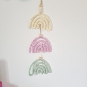Knitted Wire Rainbow | Knitted Wire Shape | Rainbow Decoration ...