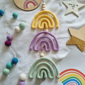 Knitted Wire Rainbow | Knitted Wire Shape | Rainbow Decoration ...