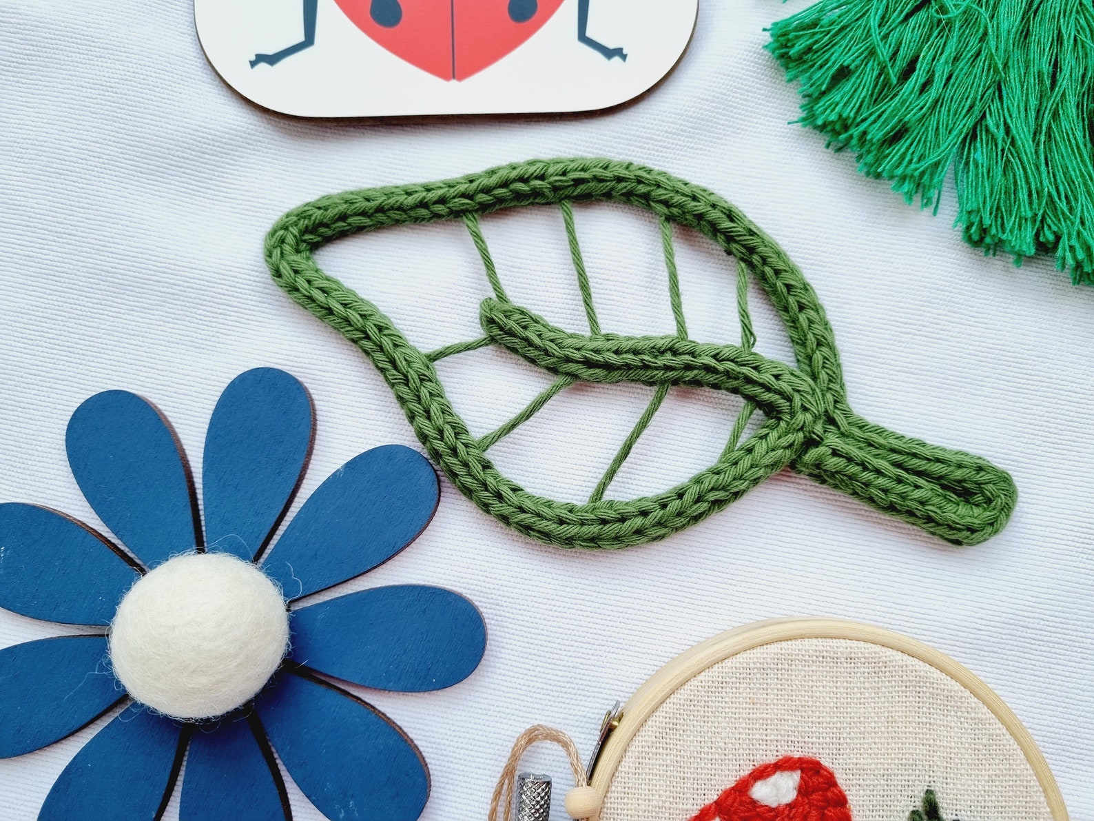 Knitted Wire Leaf Leaf Shape Leaf Decor Wire Shape - Etsy