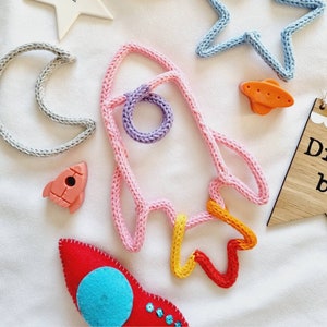 Knitted Wire Rocket | Rocket Decoration | Space Decor L Rocket Shape L ...