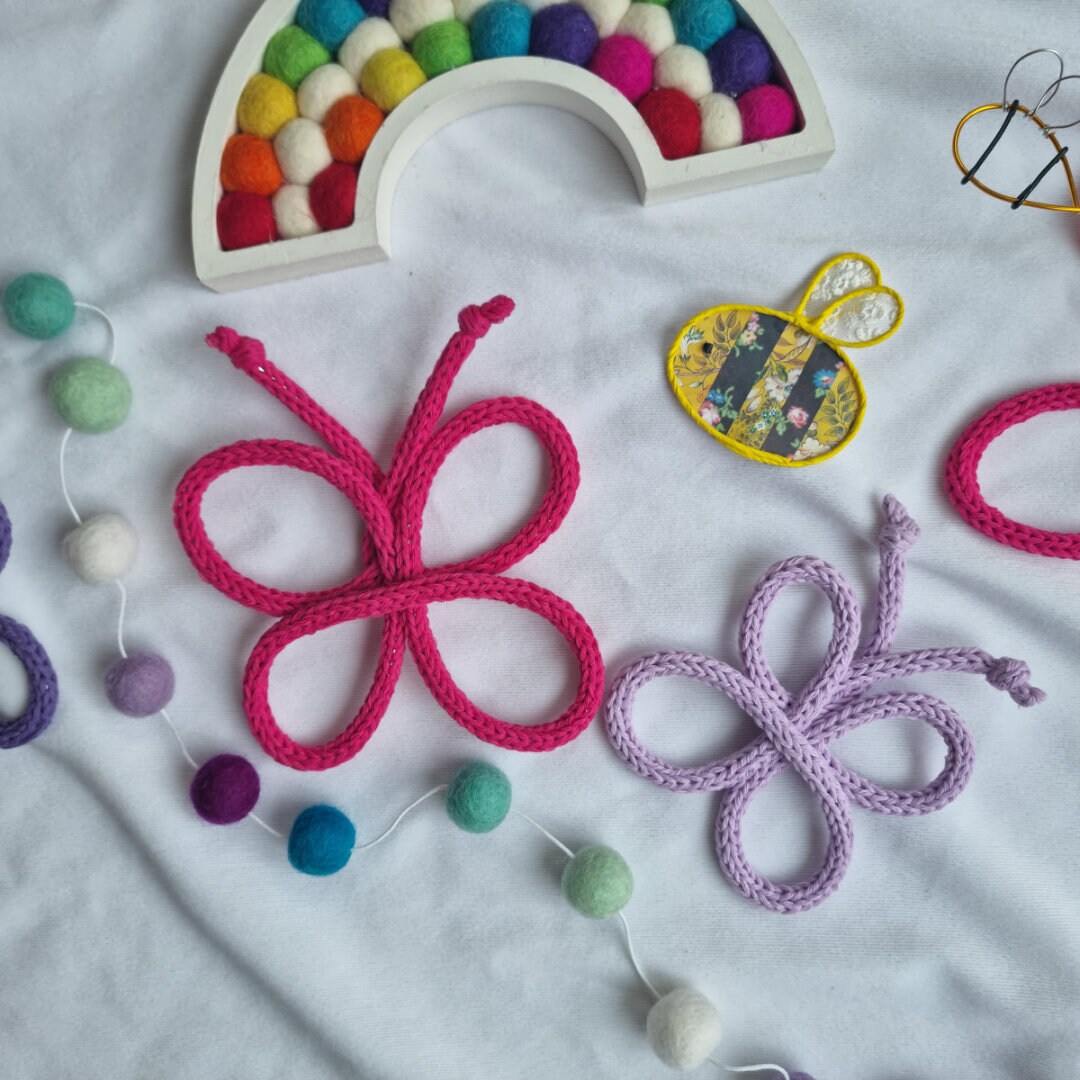 Knitted Wire Butterfly | Butterfly Shape | Butterfly Decor | Wire Shape ...