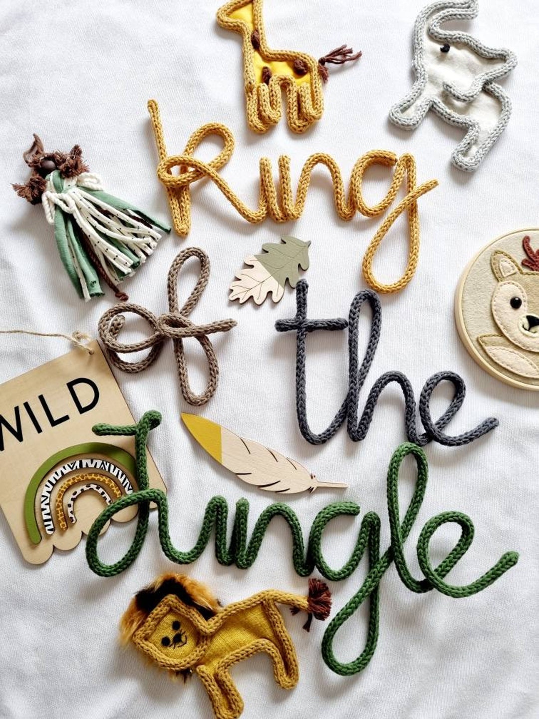 King/queen of the Jungle Wire Sign Welcome to the Jungle L - Etsy