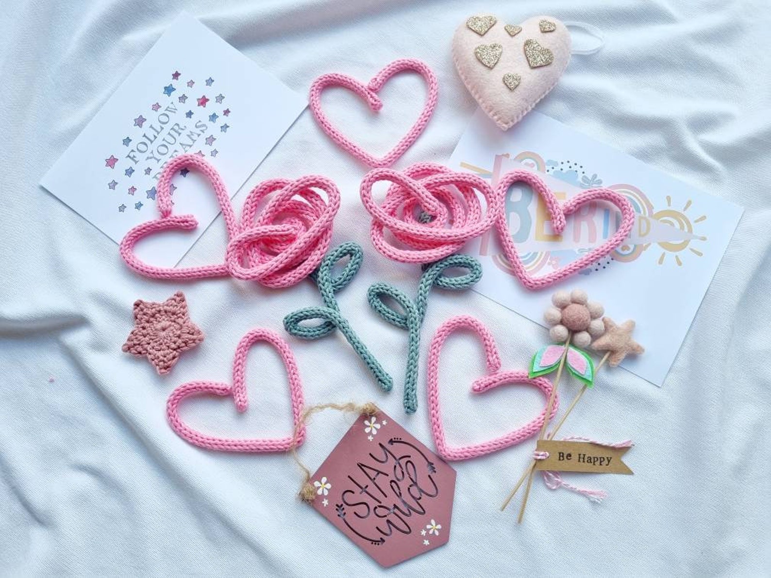 Knitted Wire Rose Rose Shape Rose Decor Wire Shape - Etsy UK