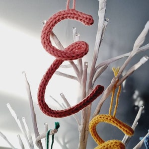 Individual Knitted Wire Initials L Wire Letters L Ampersand L Single ...