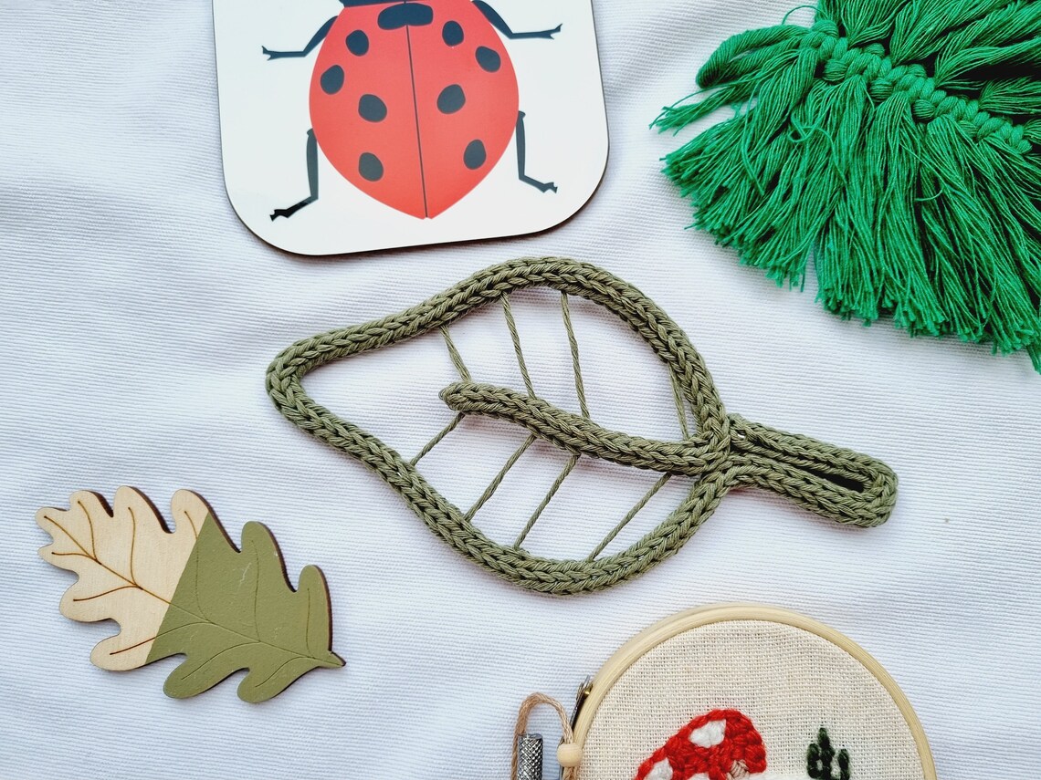 Knitted Wire Leaf Leaf Shape Leaf Decor Wire Shape - Etsy