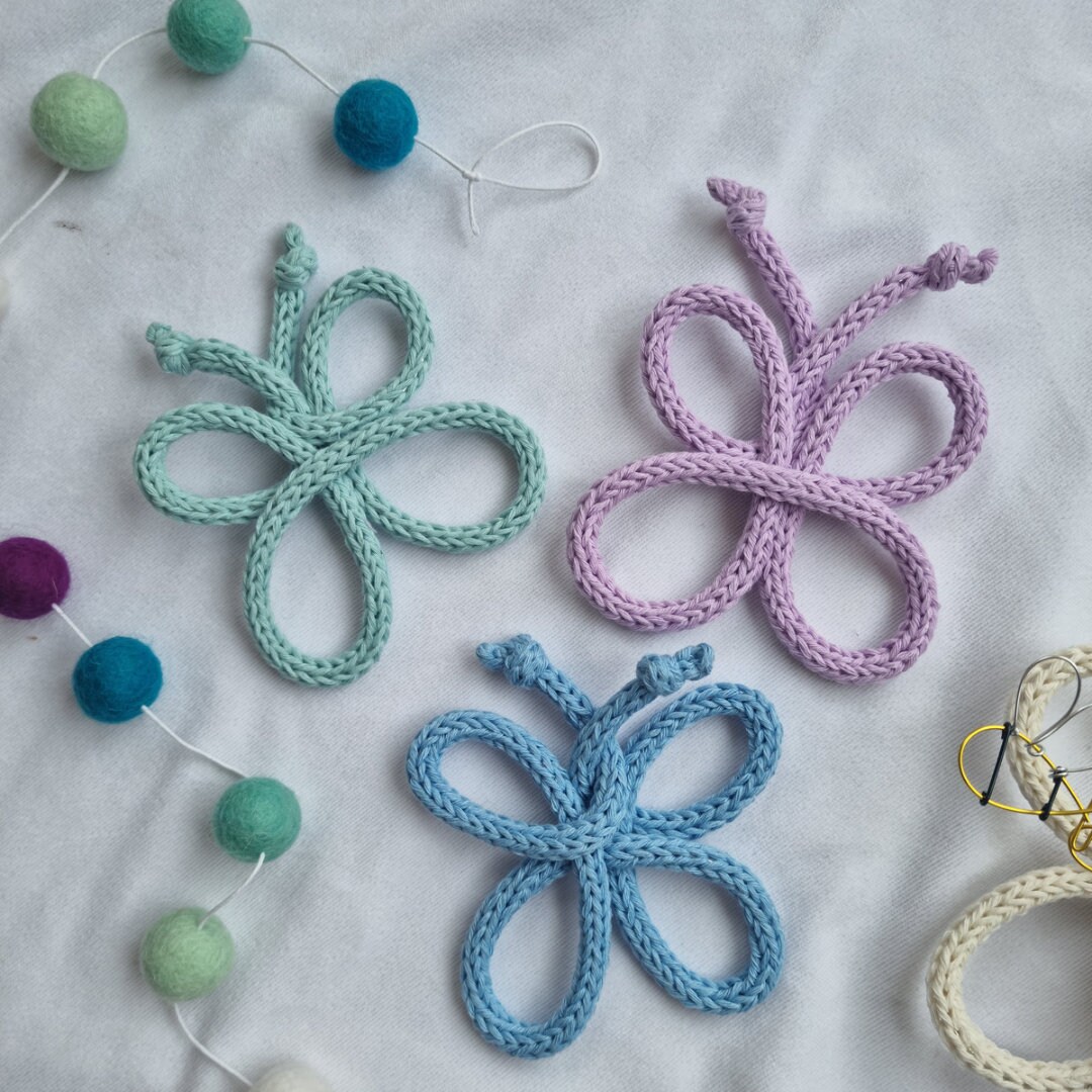 Knitted Wire Butterfly | Butterfly Shape | Butterfly Decor | Wire Shape ...