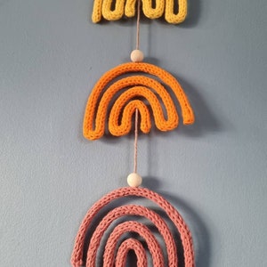 Knitted Wire Rainbow | Knitted Wire Shape | Rainbow Decoration ...