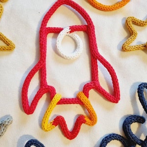 Knitted Wire Rocket | Rocket Decoration | Space Decor L Rocket Shape L ...