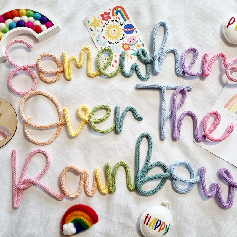 Rainbow Sign - Etsy