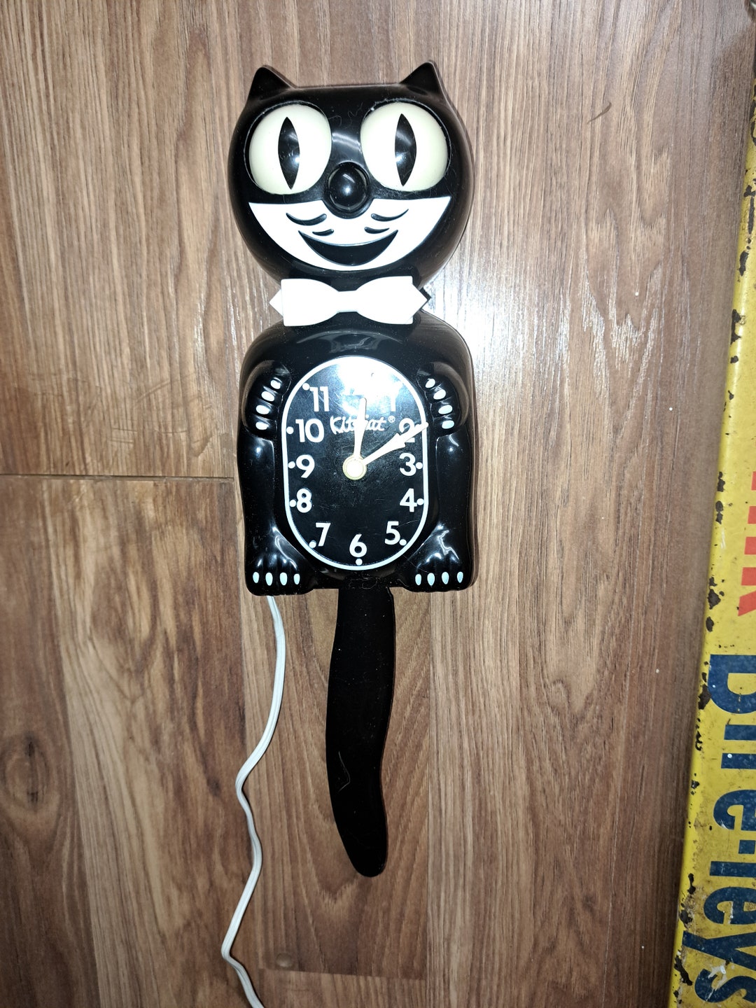 Kit Cat Klock Electric 110v. Restored, Rebuilt. Black Cat. - Etsy