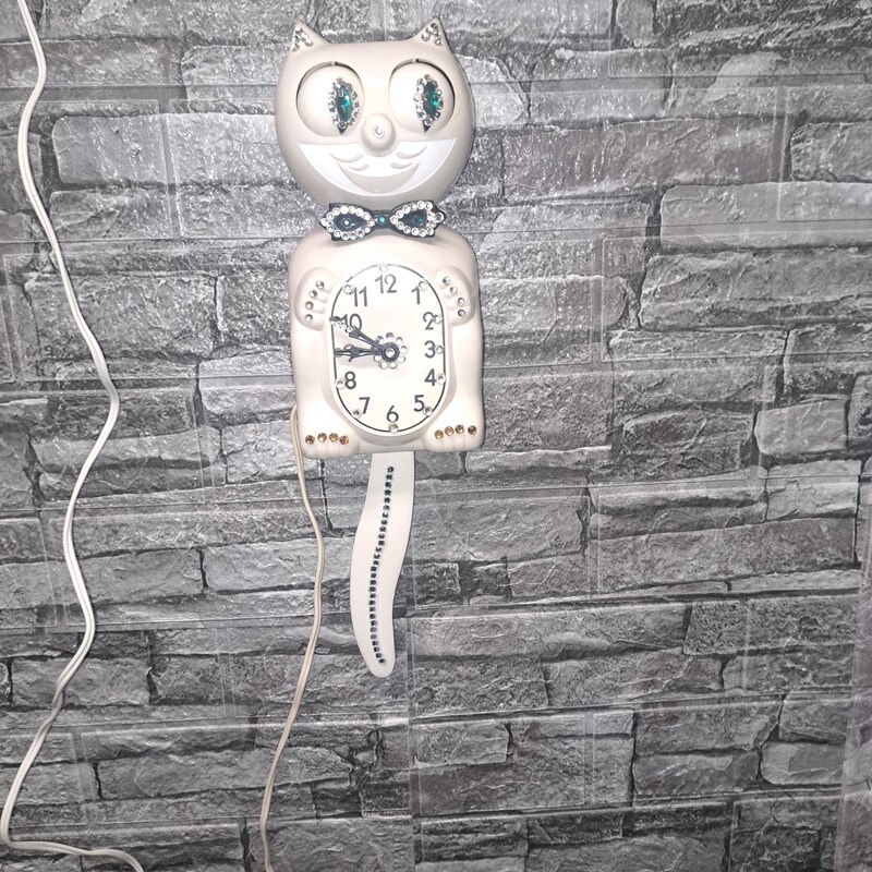 Rhinestone Clock - Etsy