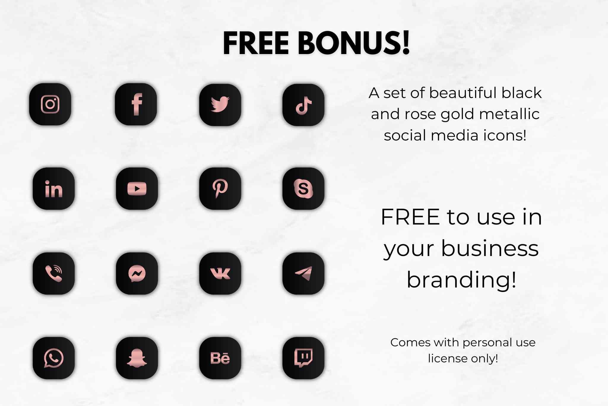 Dark Rose Gold Canva Receipt Template for Small Business| Small ...