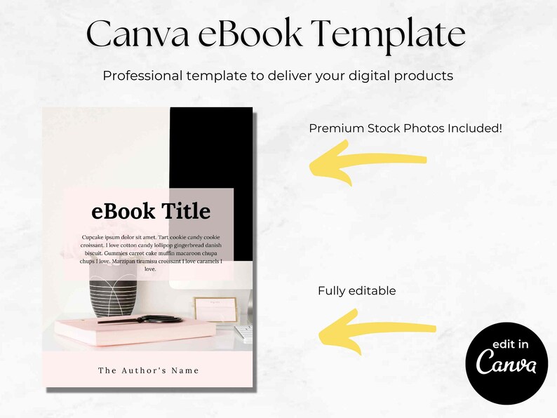 Ebook Template Business, Lead Magnet Template, Ebook Template Canva ...