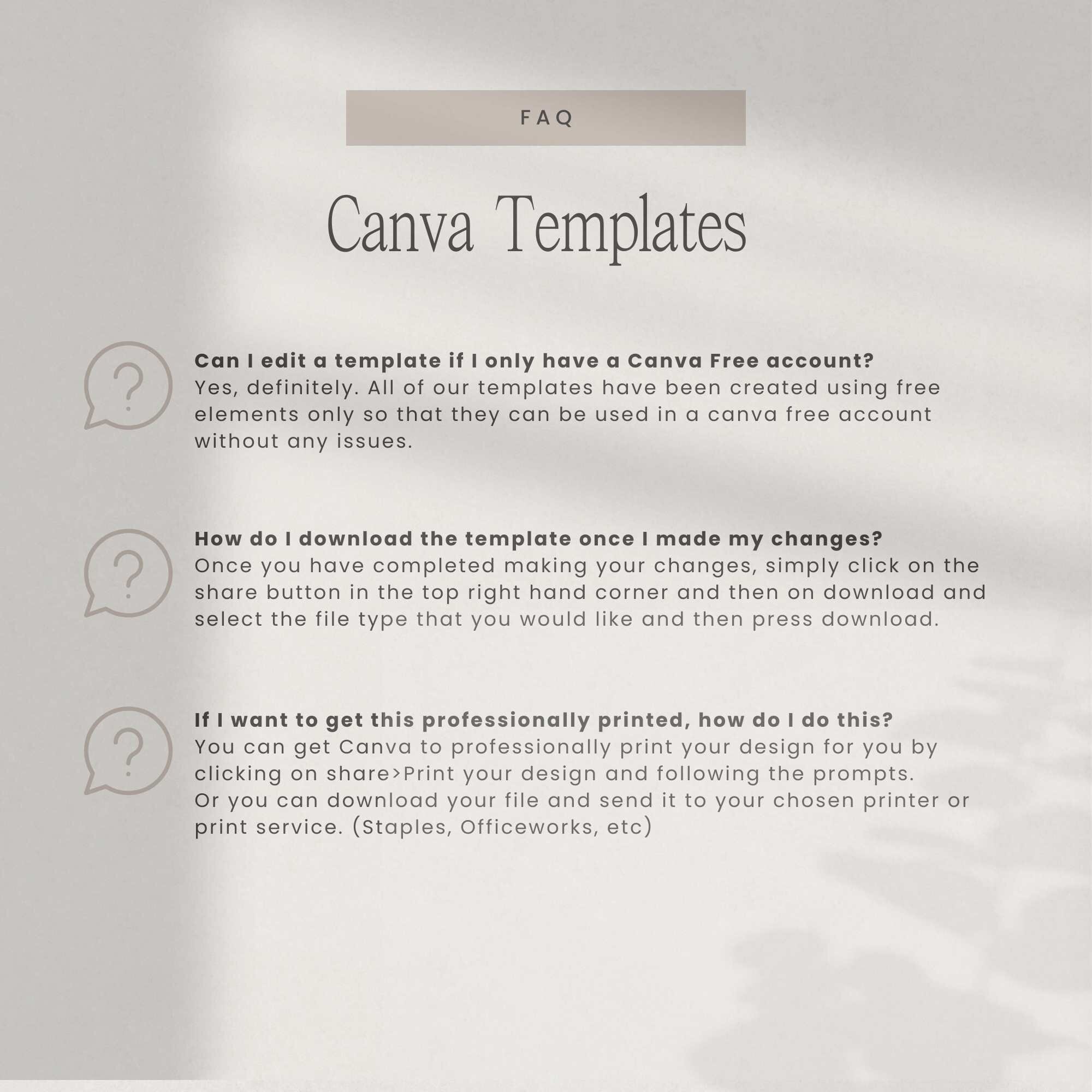 PLR Canva Tutorial Template, Canva Instructions Template, PLR Canva ...