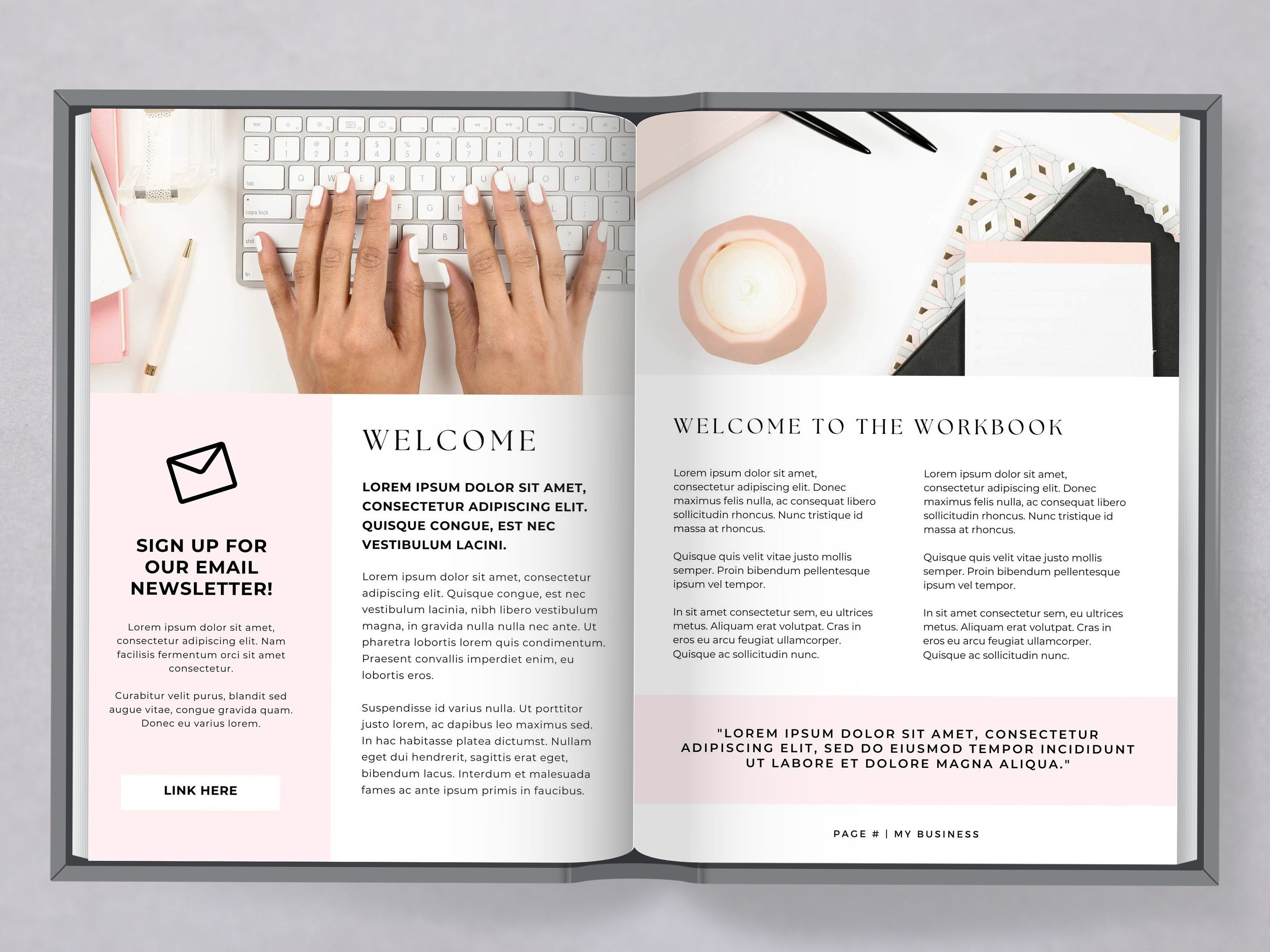 Canva Virtual Assistant Lead Magnet Template Blush Pink, MGB15 - Etsy