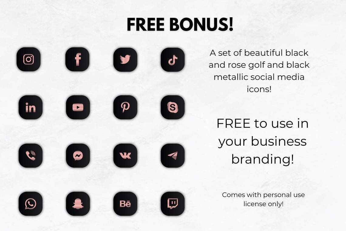 Dark Rose Gold Editable QR Code Sign Canva Template Printable - Etsy