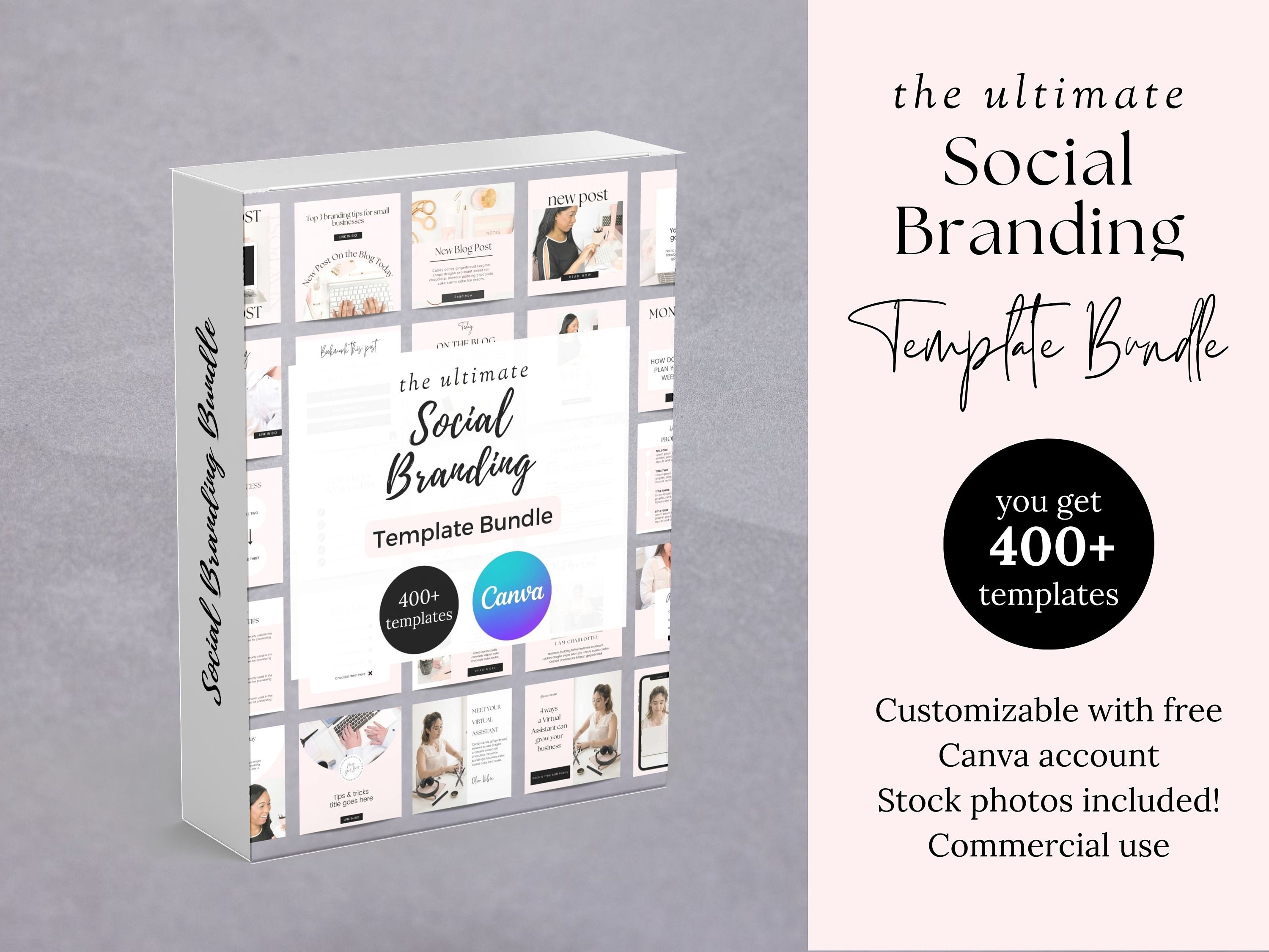 400+ Canva Social Media Templates, Social Media Content Templates Canva ...