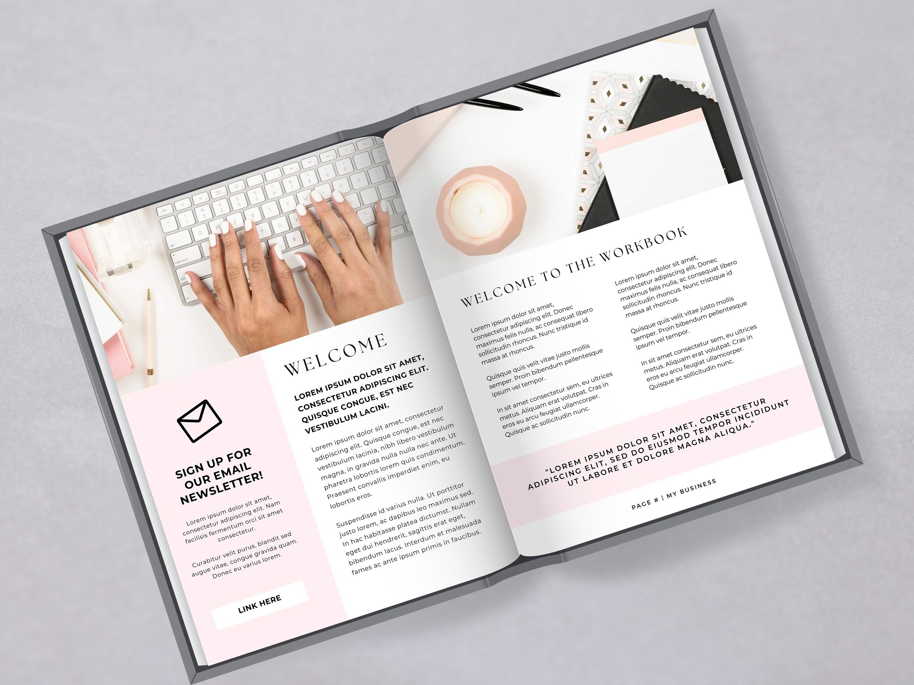 Canva Virtual Assistant Lead Magnet Template Blush Pink, MGB15 - Etsy