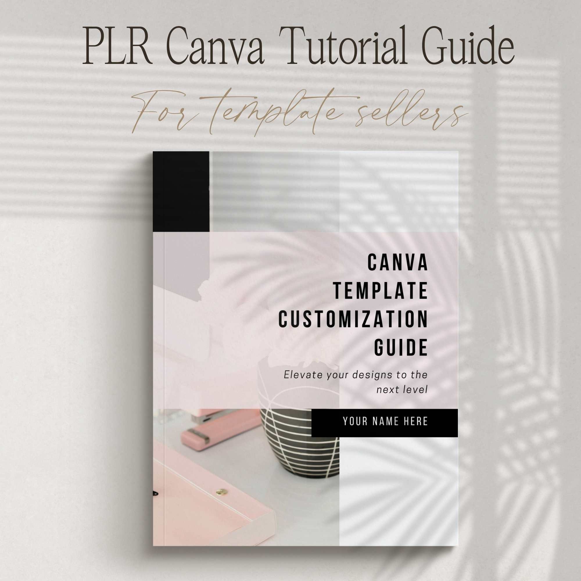 PLR Canva Tutorial Template, Canva Instructions Template, PLR Canva ...
