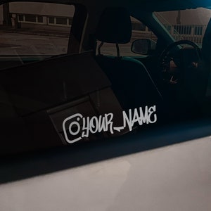 Custom Instagram Sticker, Bikes, Instagram Decal, Instagram Car Tag ...