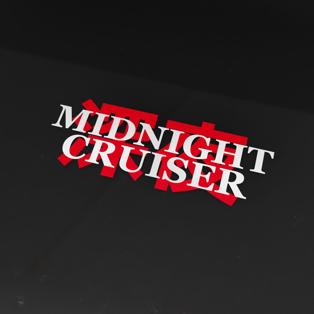 Midnight Cruiser - Jdm Car Sticker, Custom Jdm Car Accessories ...