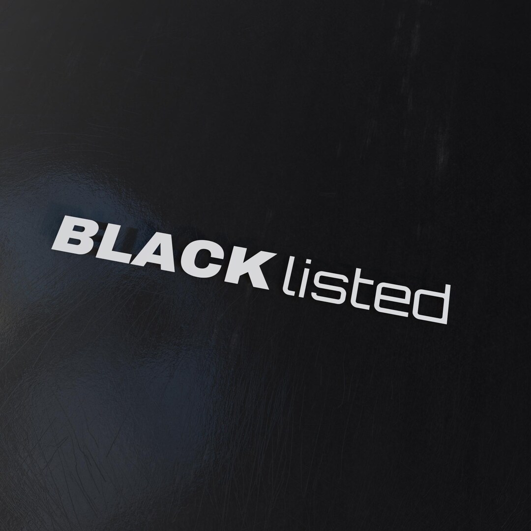 Blacklisted - Jdm Cars Stickers, Jdm Car Accessories, Jdm Car Stickers ...