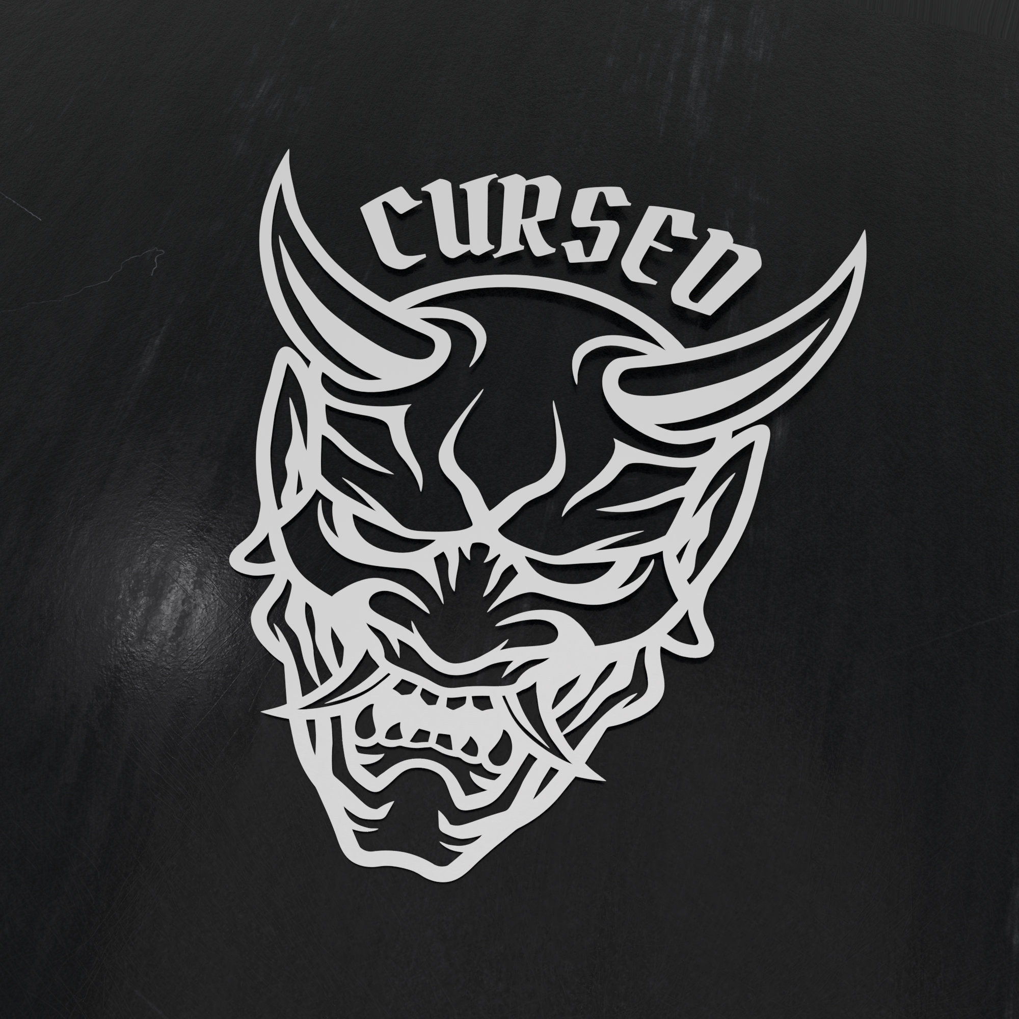 Cursed Oni Demon jdm cars stickers multicolored jdm car - Etsy Schweiz