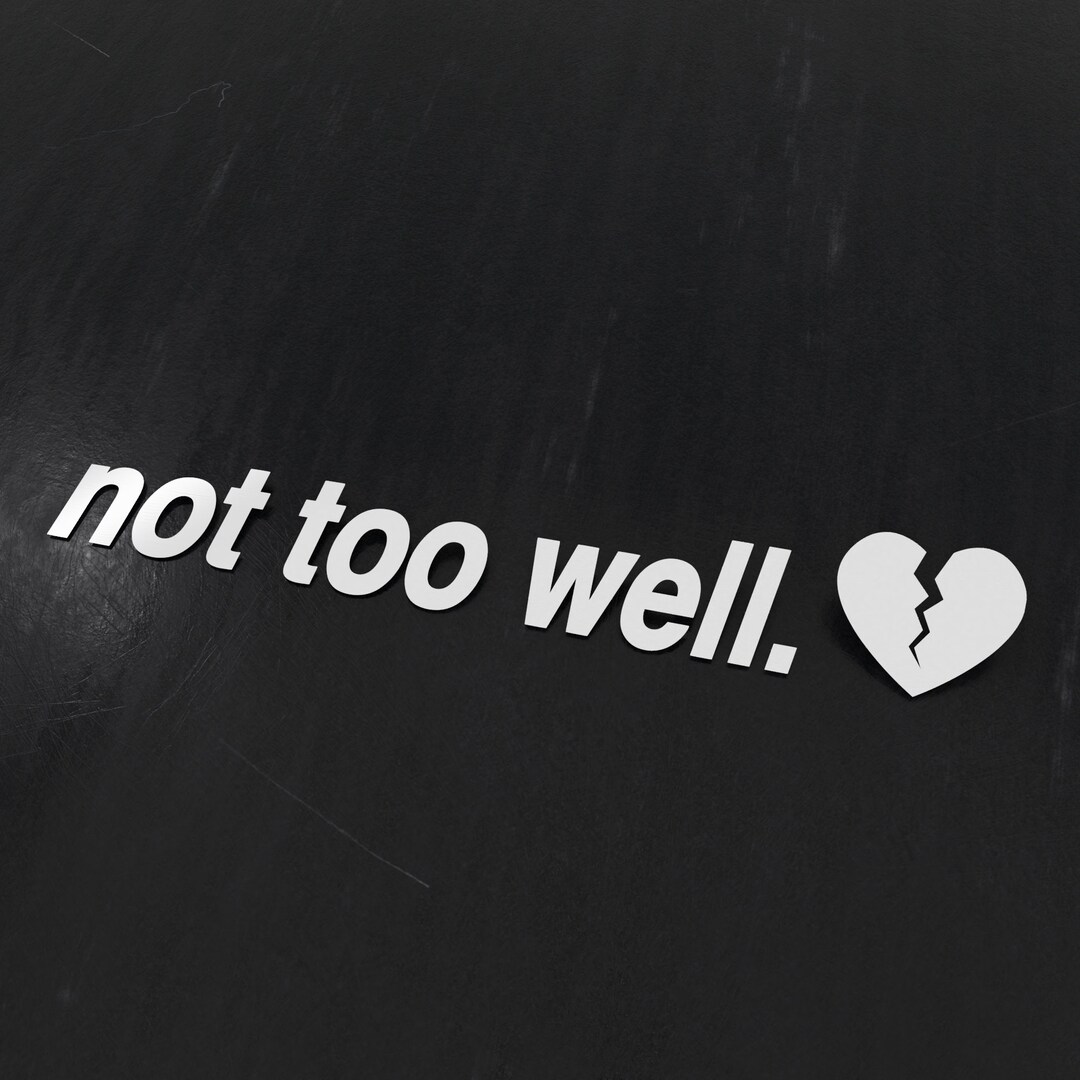 Not Too Well - Jdm Cars Stickers, Jdm Car Accessories, Jdm Car Stickers ...