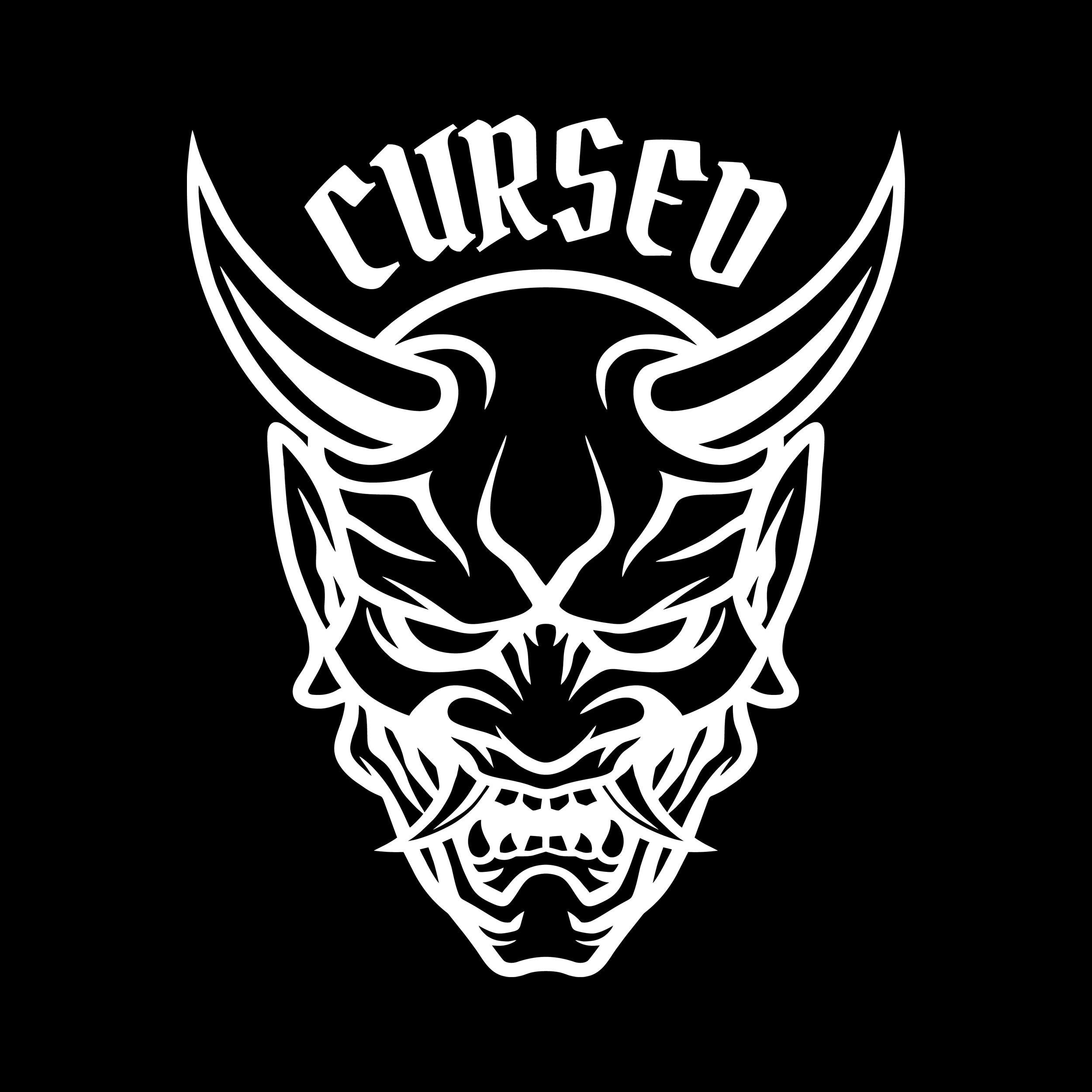Cursed Oni Demon JDM Car Decal Sticker | Etsy UK
