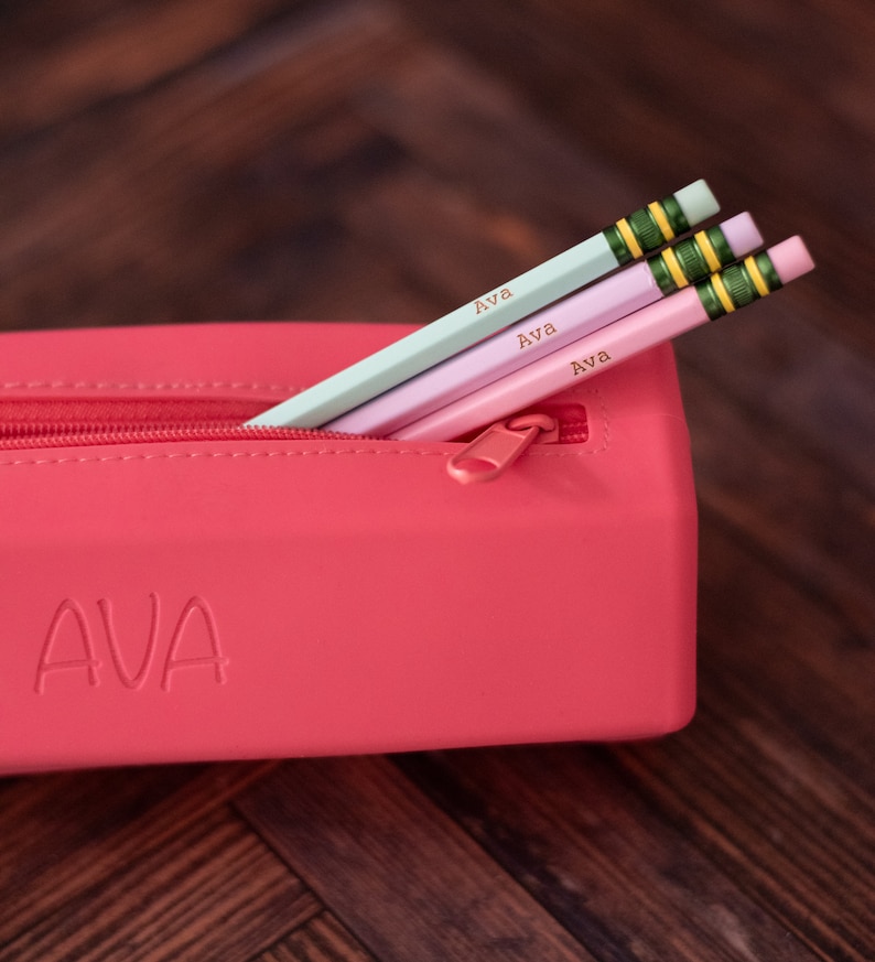 Custom Pencil Case, Custom Pencils, Pencil Case, Back to School Gift ...