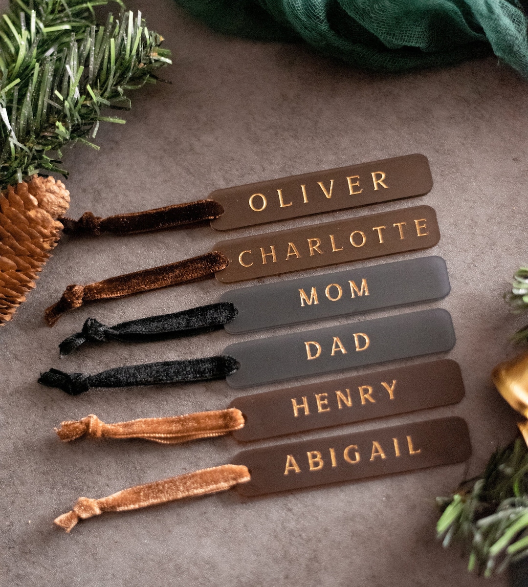 Christmas Stocking Tag, Custom Stocking Tag, Personalized Stocking Tags ...