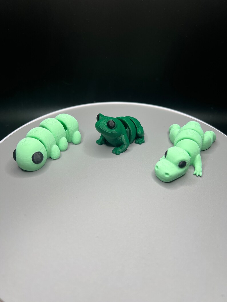 Articulating Tiny Butt Frog ZOU3D 3D Printed Fidget Toy - Etsy