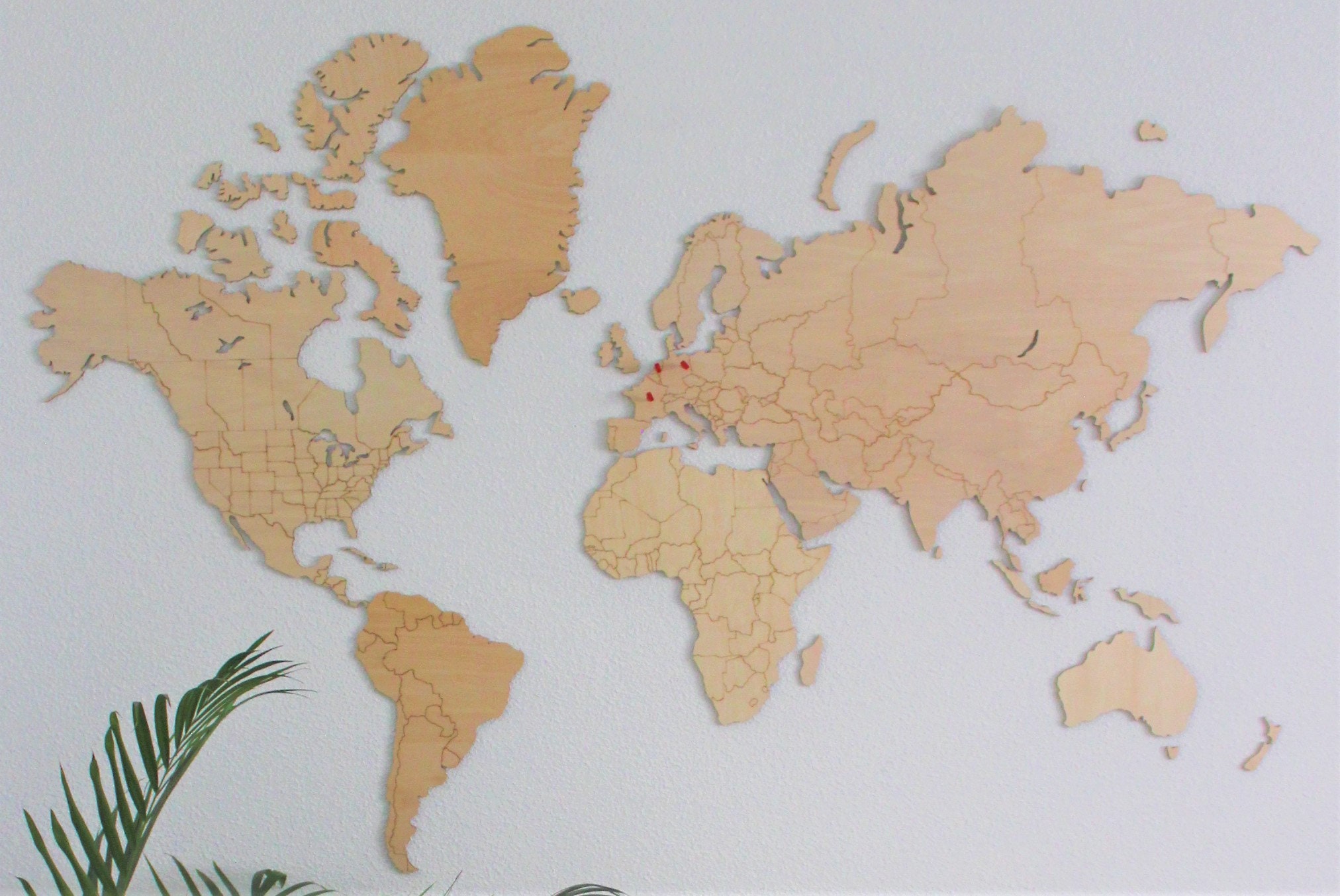 World Map DXF | Etsy