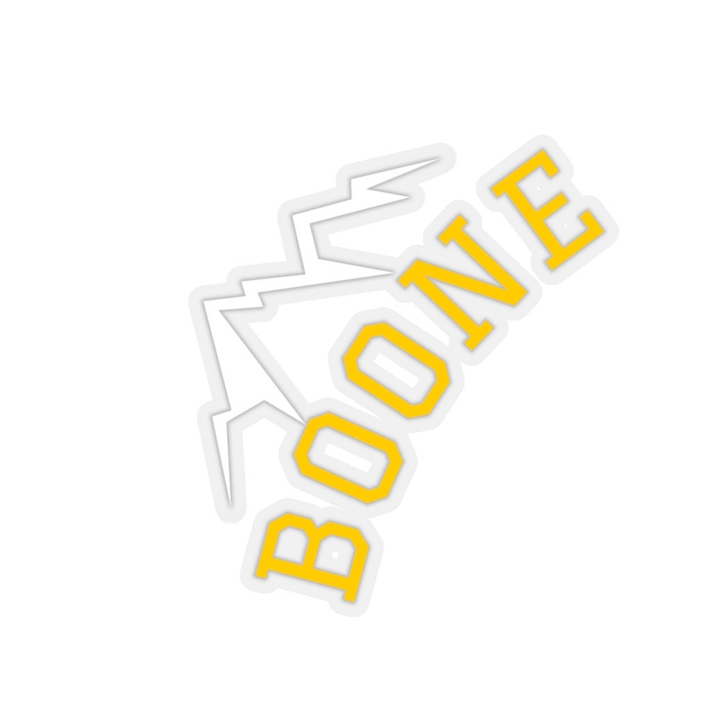 Paper White and Yellow Transparent of White Decal Boone Mountains ...
