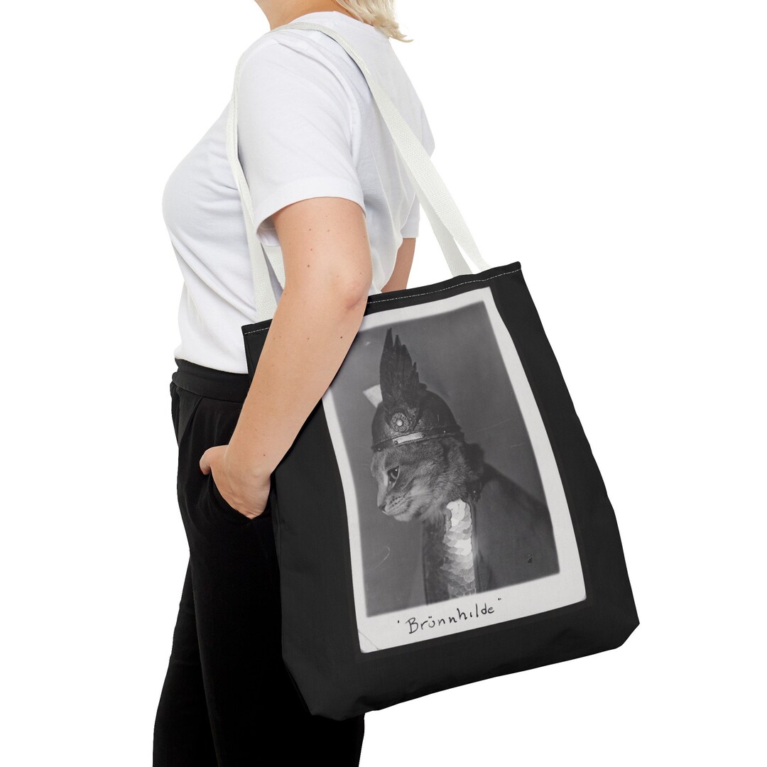 Cat Brunnhilde Tote Bag Animal/school/book/student/dorm/photo/opera ...