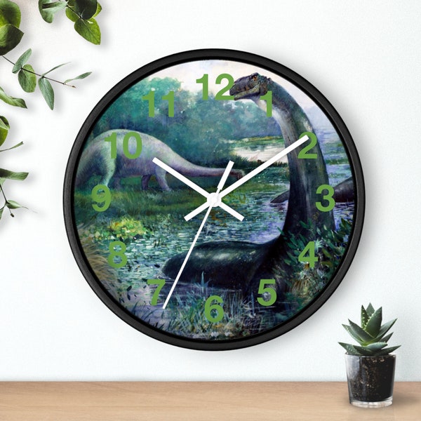 Dinosaur Wall Clock - Etsy