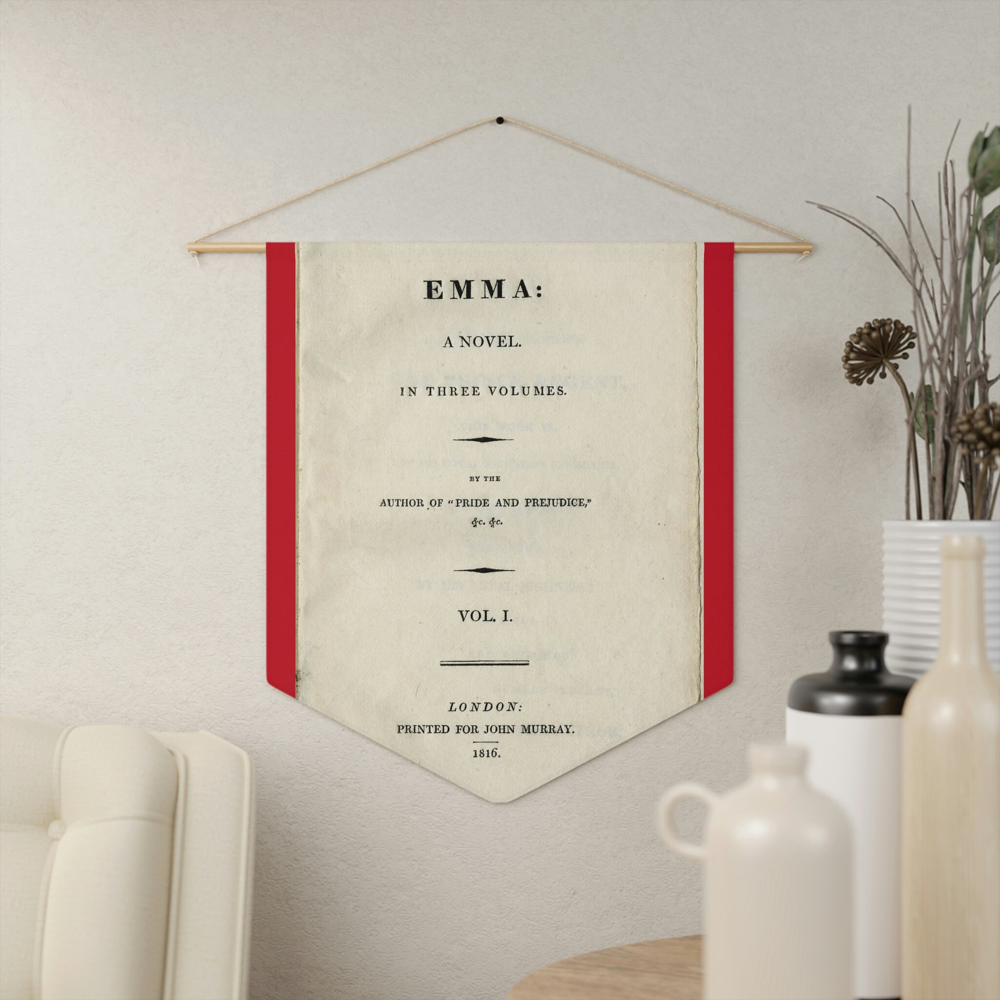 Emma First Edition Title Page Pennant Regency/author/jane Austen/comedy ...