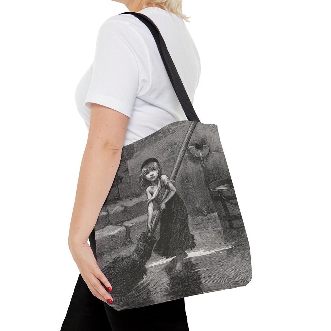 Cosette Sweeping in Les Misérables Tote Bag (3 Sizes) Theater/opera ...