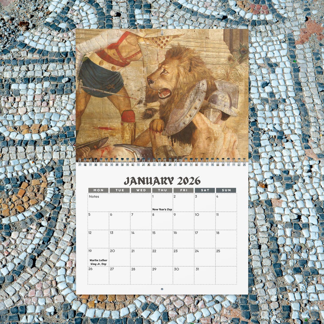 Ancient Rome 2026 Monthly Wall Calendar - History, Gift, Ancient ...