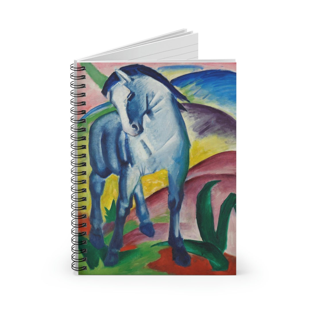Blue Horse I Spiral Notebook - Ruled Line Animal/equestrian/gift ...
