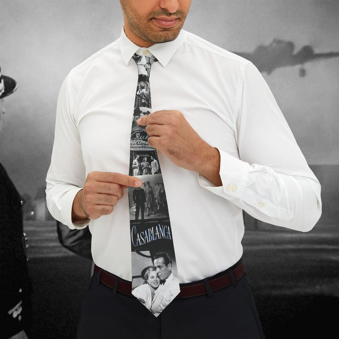Casablanca Famous Movie Stills Necktie - Classic/film/accessories/gift ...
