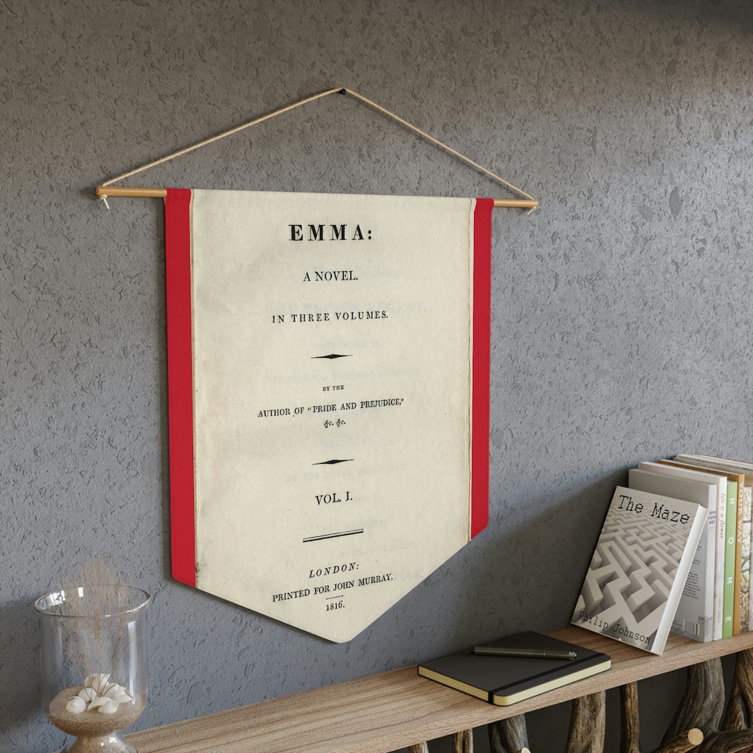 Emma First Edition Title Page Pennant Regency/author/jane Austen/comedy ...