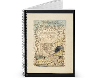 William Blake's the Lamb Spiral Notebook Poetry/journal/gift/writer ...