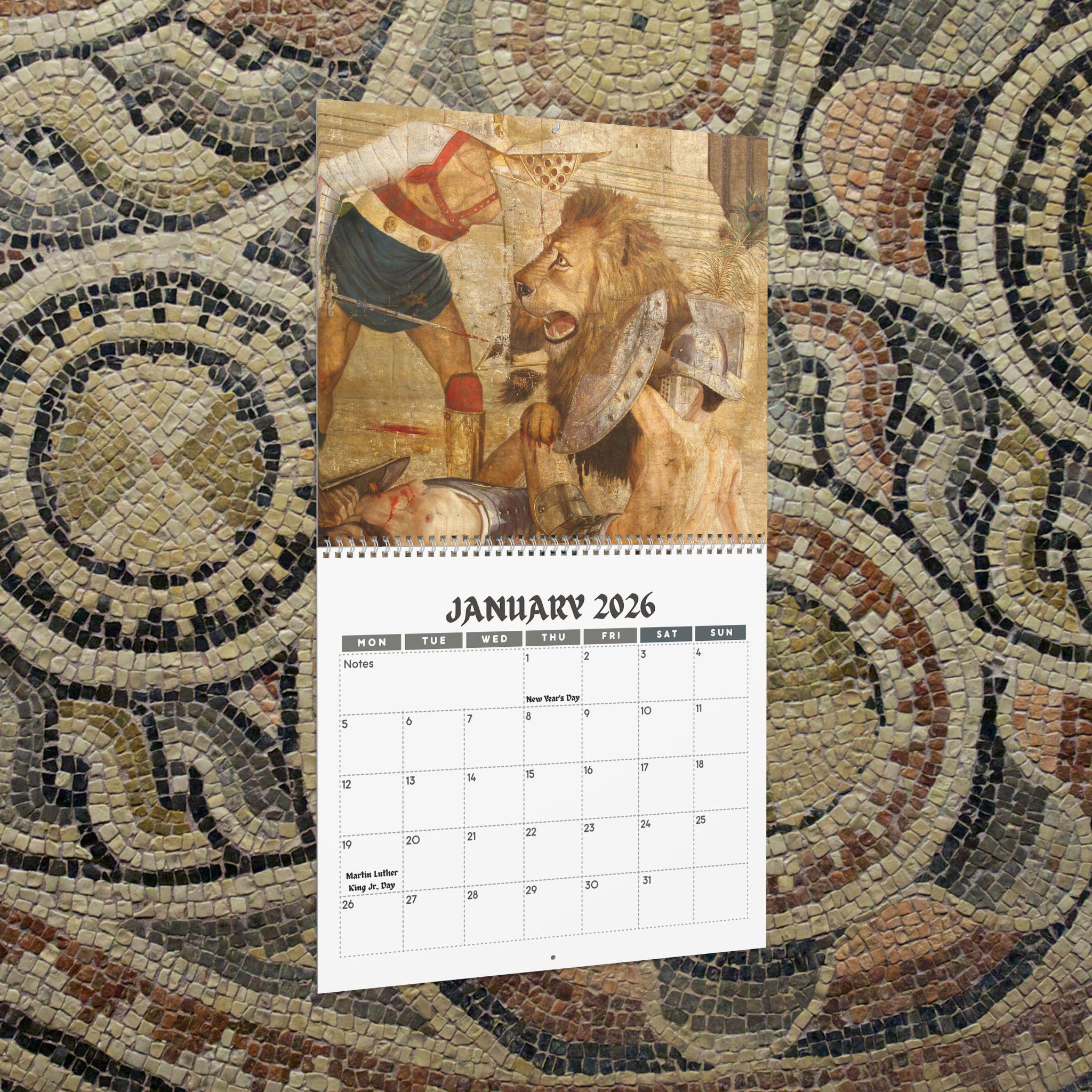 Ancient Rome 2026 Monthly Wall Calendar - History, Gift, Ancient ...