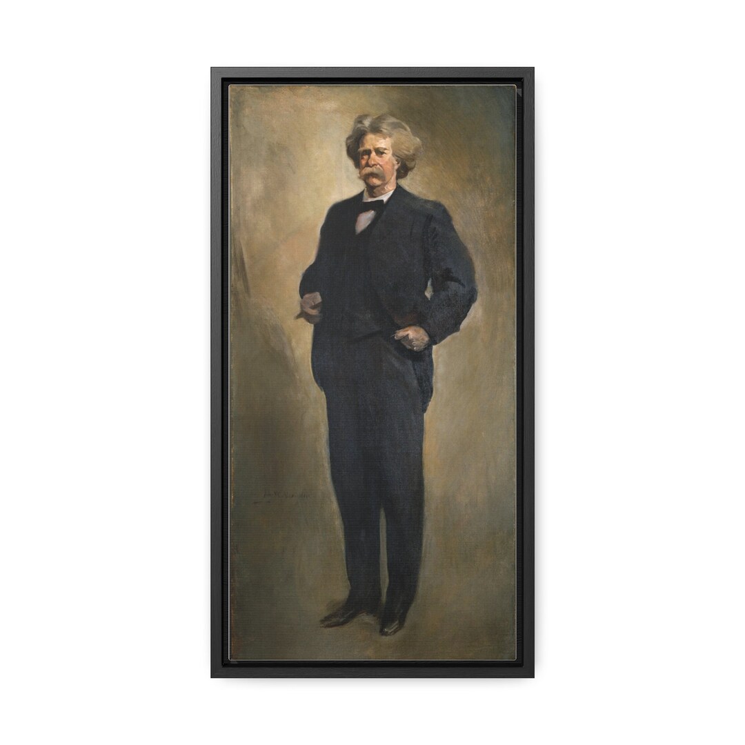 Mark Twain Full-length Portrait Gallery Canvas Wraps Literary/writer ...